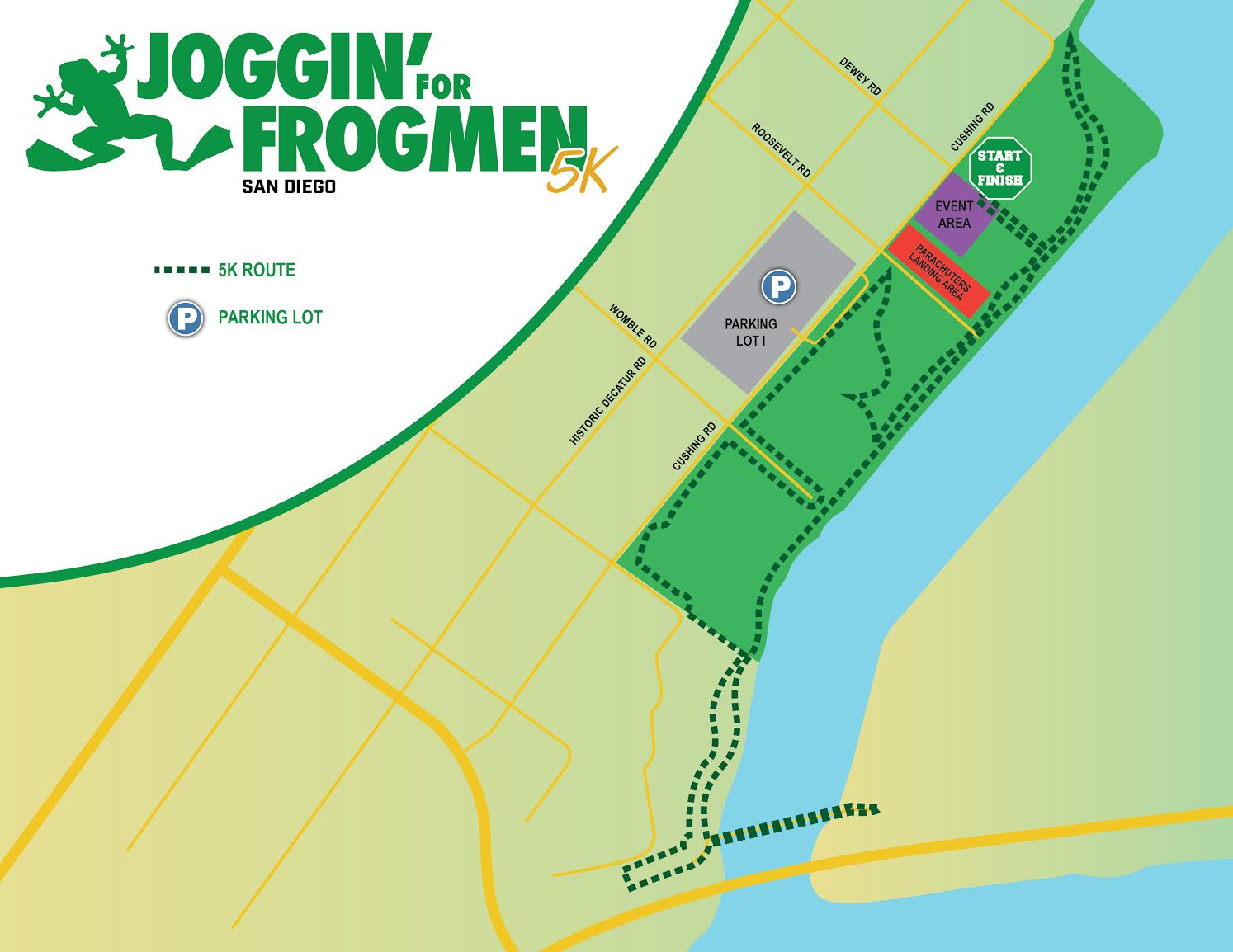 San Diego, CA - Joggin' for Frogmen 5K Race Series